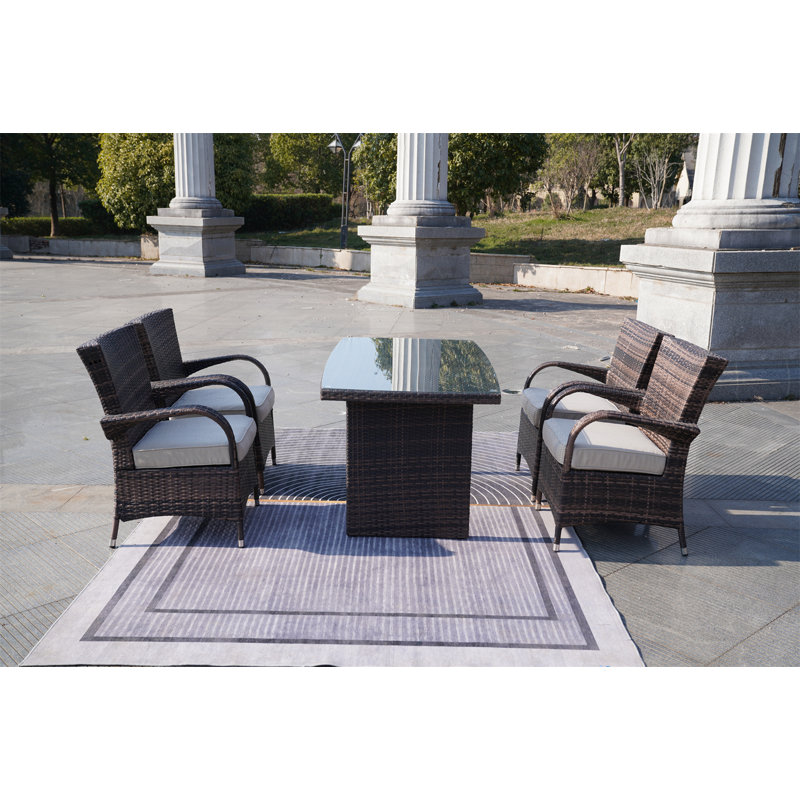 Alfonso 4 piece rattan sofa seating store